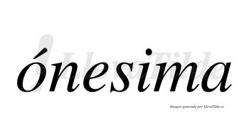 ¿Lleva tilde ónesima? | LlevaTilde.es