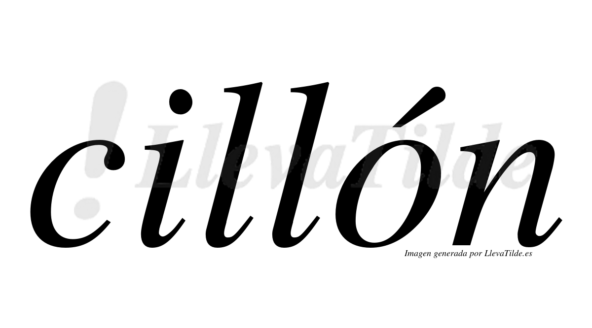 ¿Lleva tilde cillón? | LlevaTilde.es