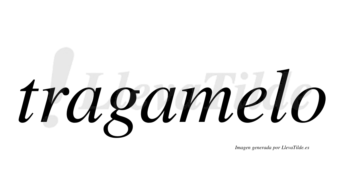 ¿Lleva tilde tragamelo? | LlevaTilde.es