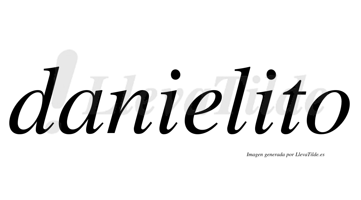 ¿Lleva tilde danielito? | LlevaTilde.es