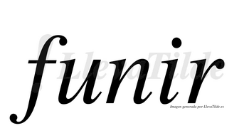 ¿Lleva tilde funir? | LlevaTilde.es