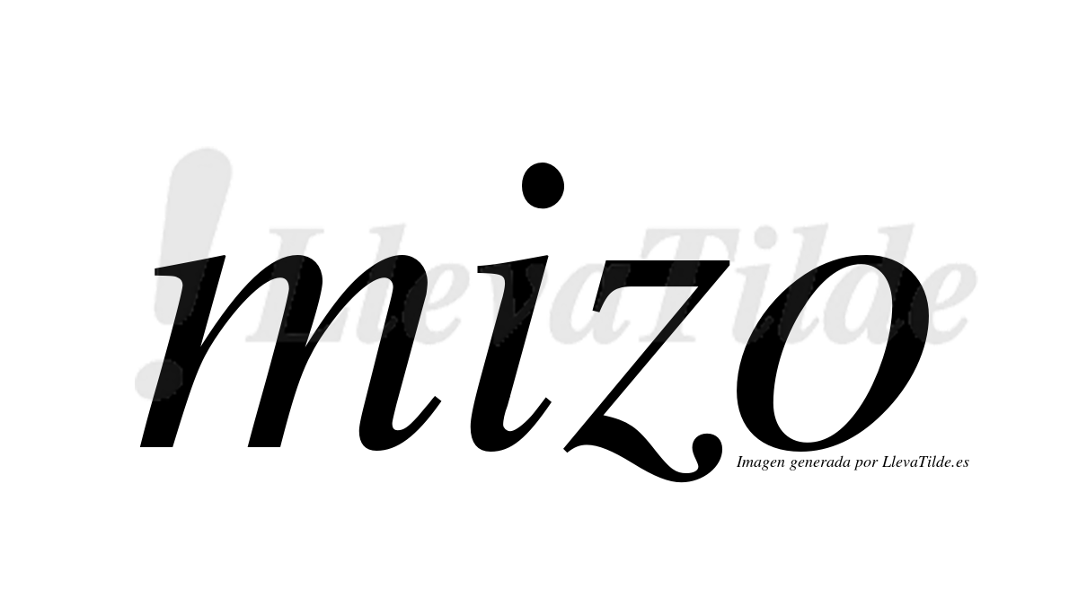 ¿Lleva tilde mizo? | LlevaTilde.es