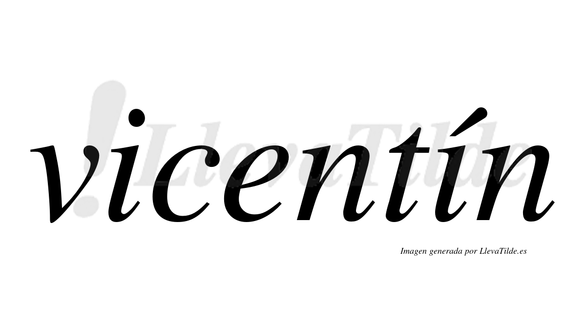 ¿Lleva tilde vicentín? | LlevaTilde.es