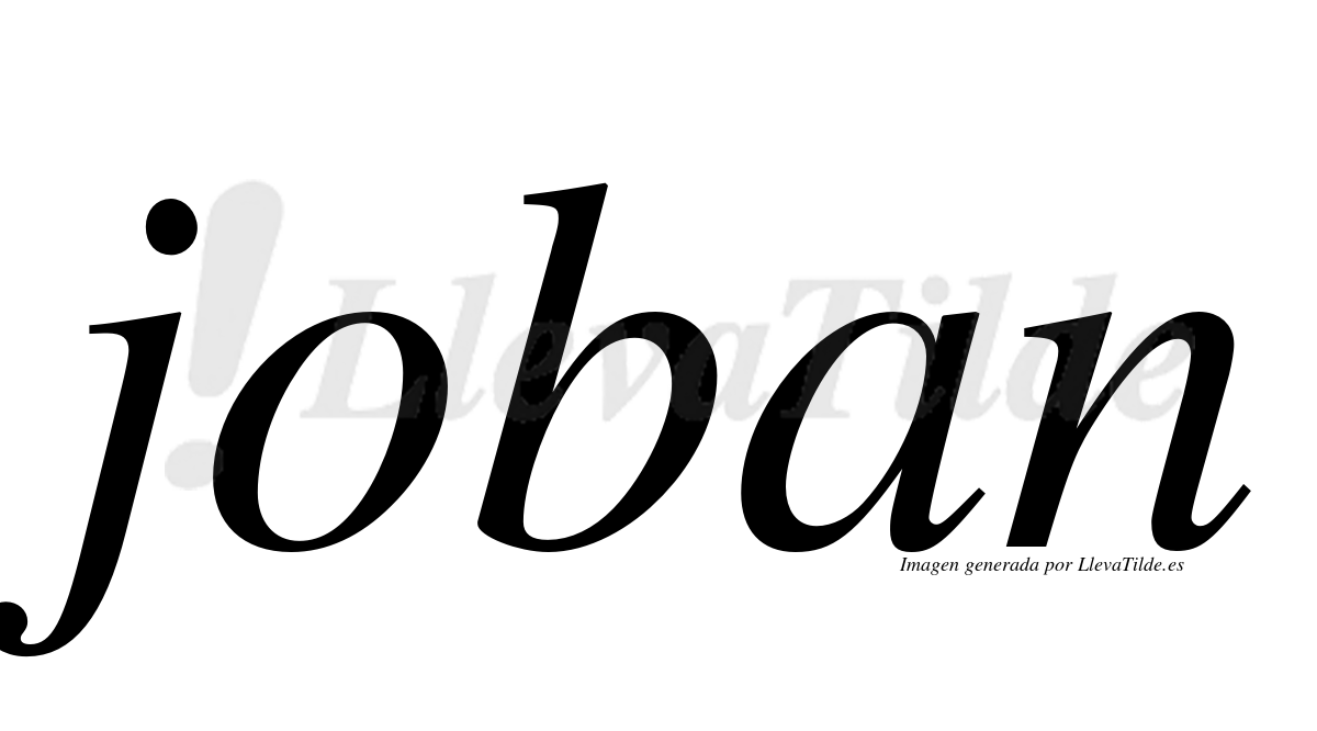 ¿Lleva tilde joban? | LlevaTilde.es