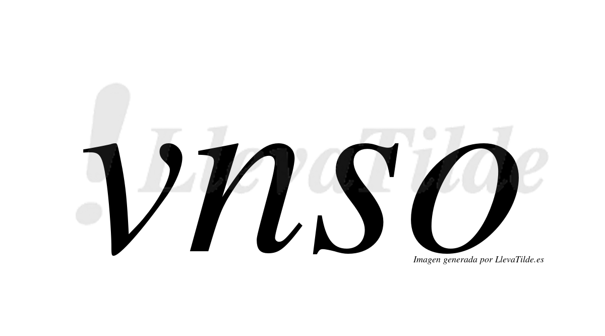 ¿Lleva tilde vnso? | LlevaTilde.es