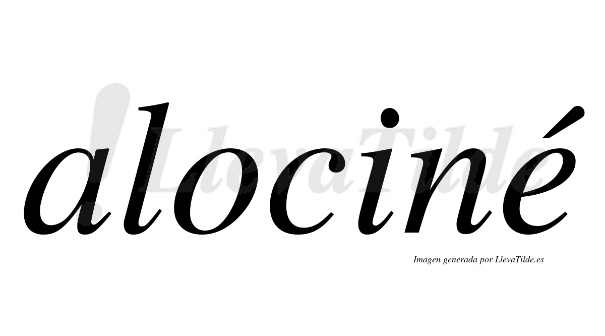 ¿Lleva tilde alociné? | LlevaTilde.es