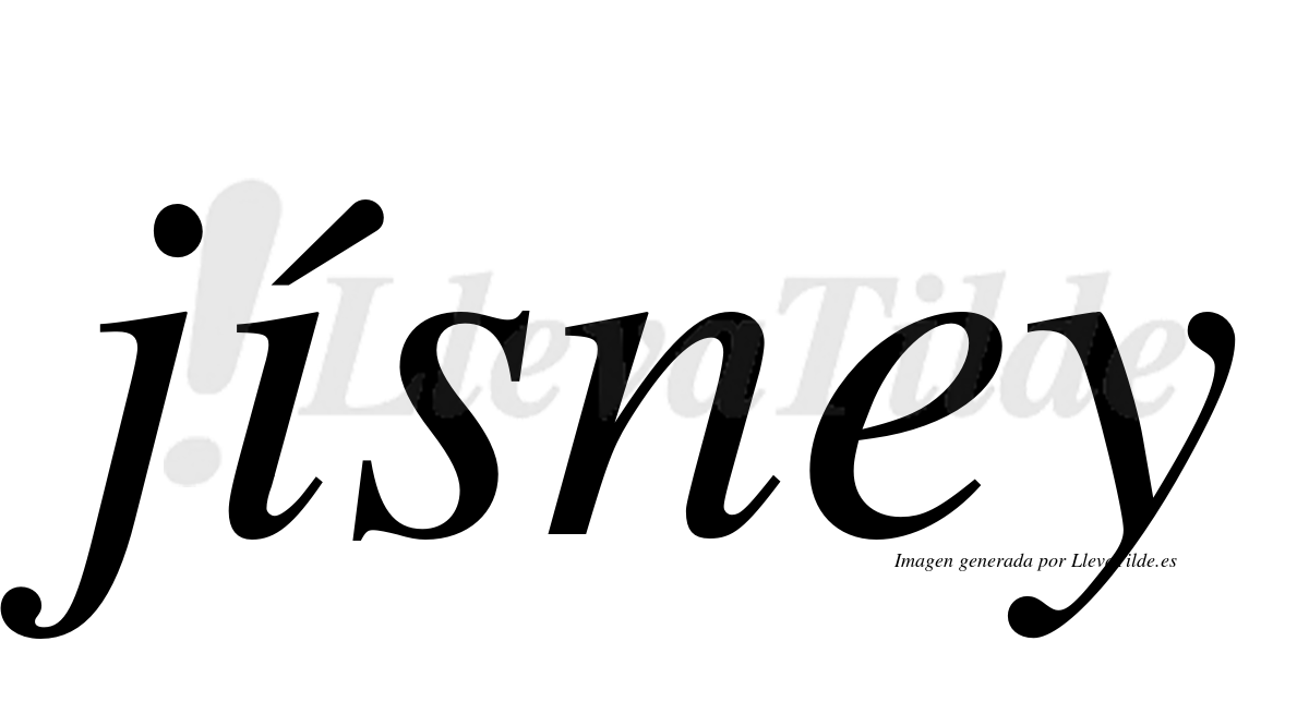 ¿Lleva tilde jísney? | LlevaTilde.es