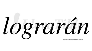 ¿Lleva tilde lograrán? | LlevaTilde.es