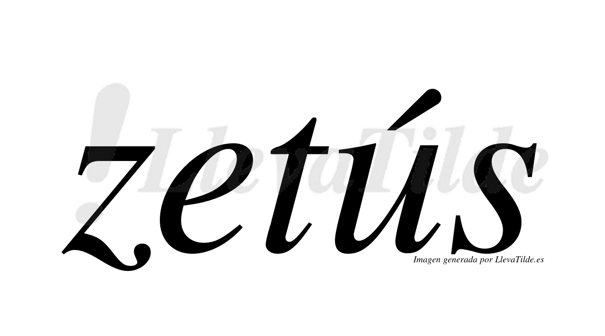 ¿Lleva tilde zetús? | LlevaTilde.es