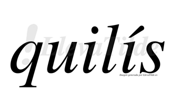 ¿Lleva tilde quilís? | LlevaTilde.es