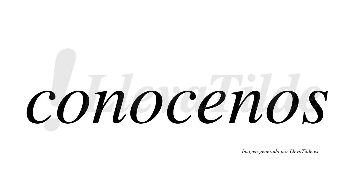 ¿Lleva tilde conocenos? | LlevaTilde.es