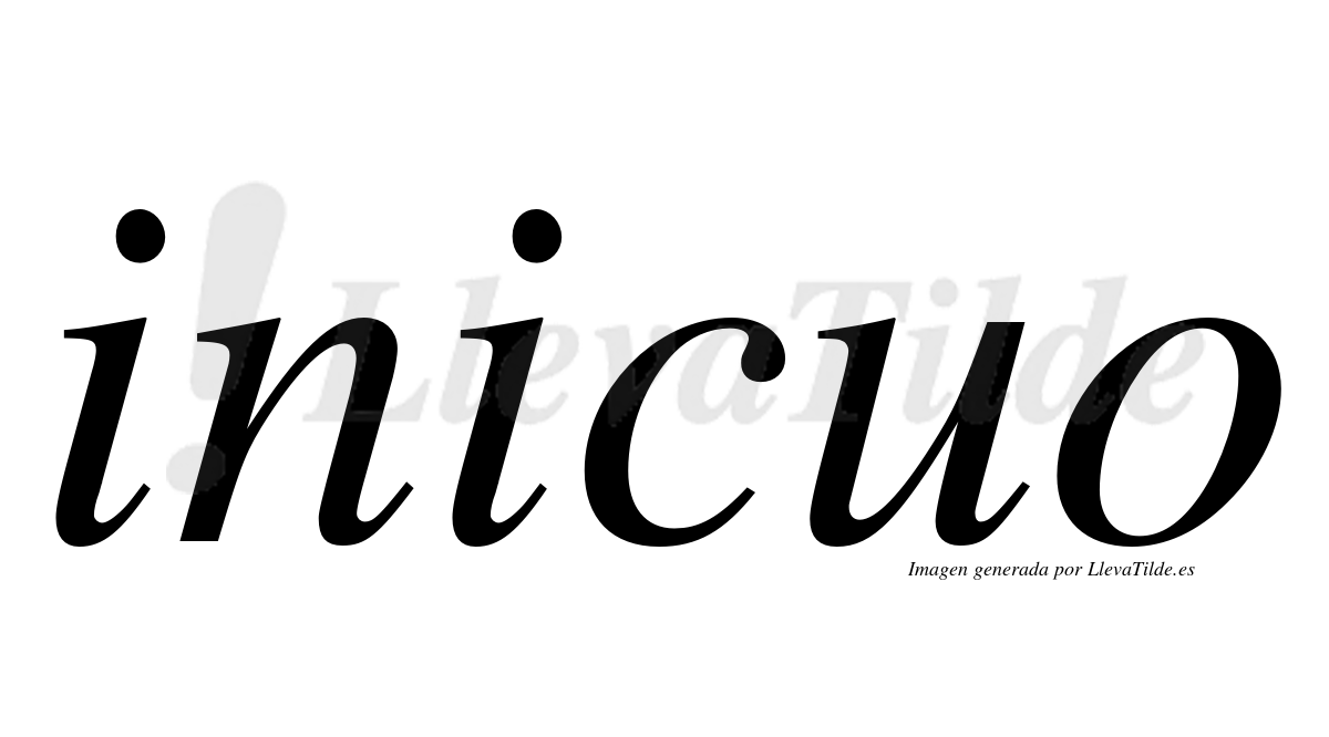 ¿Lleva tilde inicuo? | LlevaTilde.es