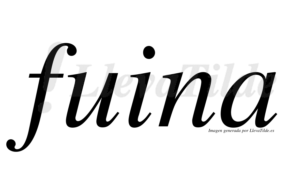 ¿Lleva tilde fuina? | LlevaTilde.es