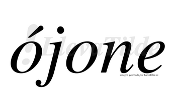 ¿Lleva tilde ójone? | LlevaTilde.es
