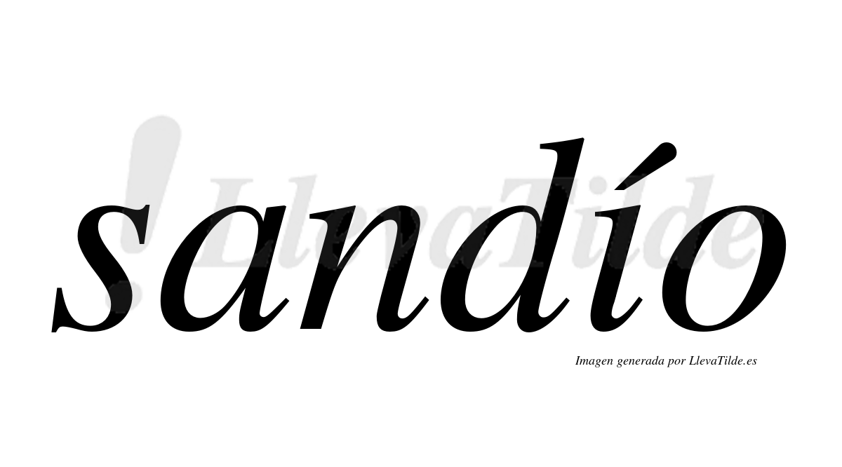 ¿Lleva tilde sandío? | LlevaTilde.es