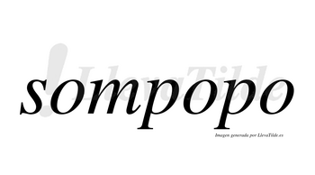 ¿Lleva tilde sompopo? | LlevaTilde.es