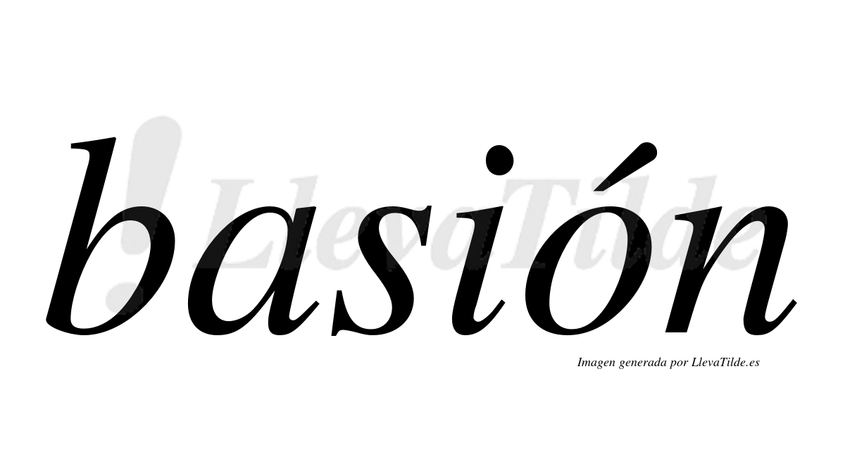 ¿Lleva tilde basión? | LlevaTilde.es