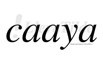 ¿Lleva tilde caaya? | LlevaTilde.es