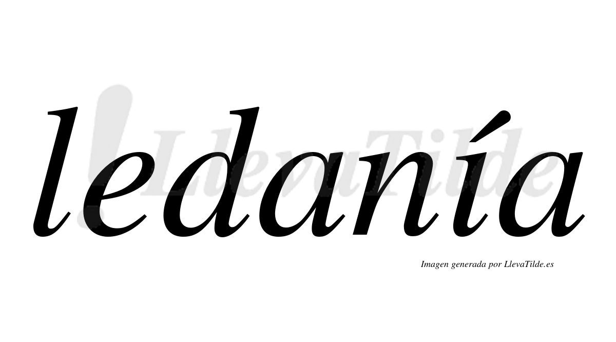 ¿Lleva tilde ledanía? | LlevaTilde.es