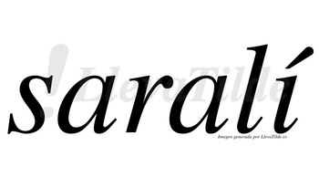 ¿Lleva tilde saralí? | LlevaTilde.es