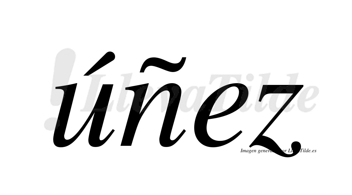 ¿Lleva tilde úñez? | LlevaTilde.es