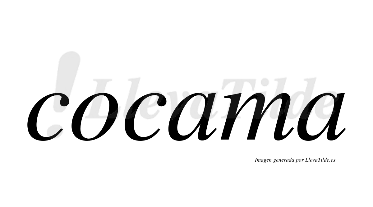 ¿Lleva tilde cocama? | LlevaTilde.es