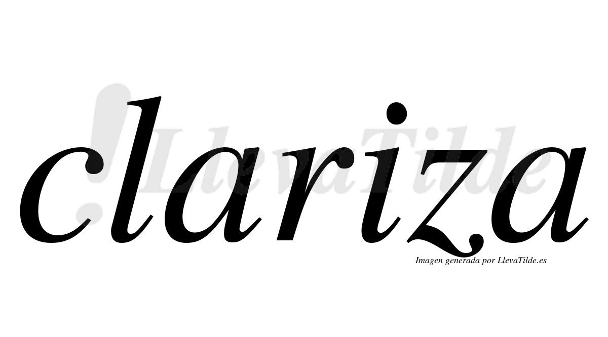 ¿Lleva tilde clariza? | LlevaTilde.es