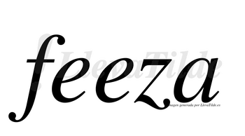 ¿Lleva tilde feeza? | LlevaTilde.es