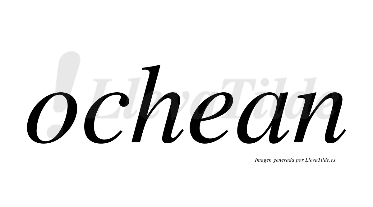 ¿Lleva tilde ochean? | LlevaTilde.es