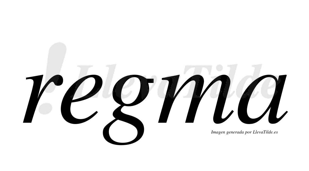 ¿Lleva tilde regma? | LlevaTilde.es
