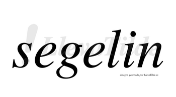 ¿Lleva tilde segelin? | LlevaTilde.es