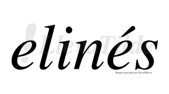 ¿Lleva tilde elinés? | LlevaTilde.es