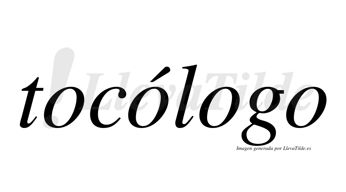 ¿Lleva tilde tocólogo? | LlevaTilde.es
