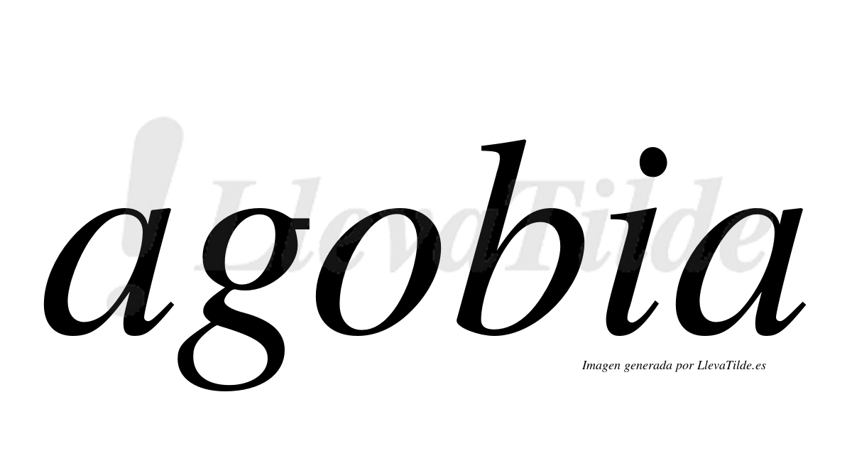 ¿Lleva tilde agobia? | LlevaTilde.es