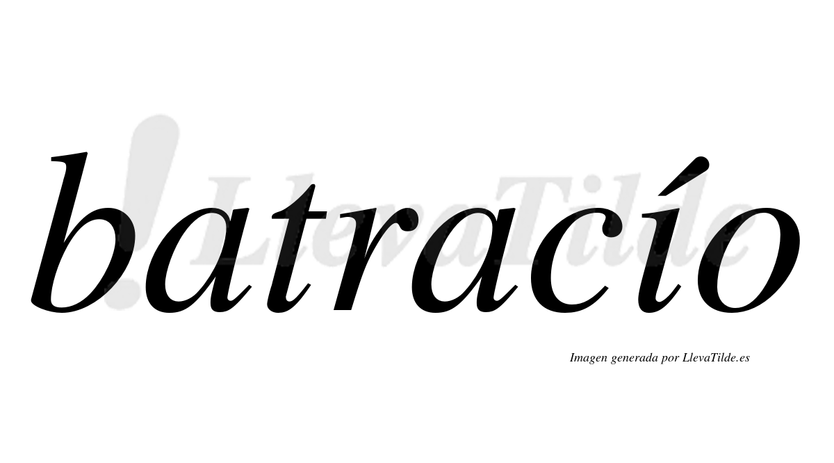 ¿Lleva tilde batracío? | LlevaTilde.es