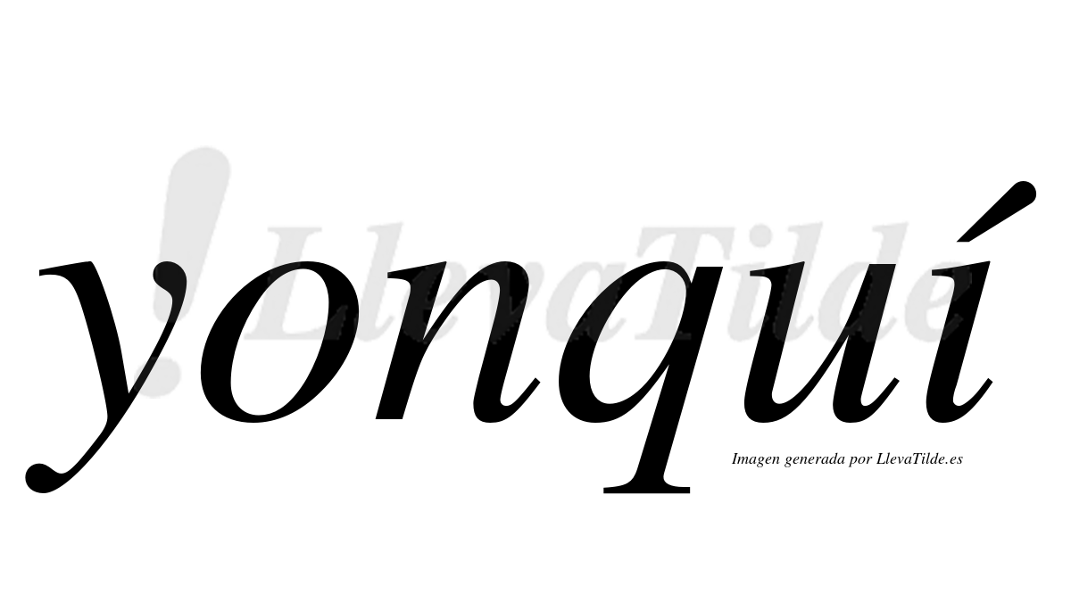 ¿Lleva tilde yonquí? | LlevaTilde.es