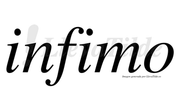 ¿Lleva tilde infimo? | LlevaTilde.es