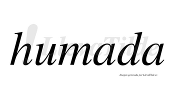 ¿Lleva tilde humada? | LlevaTilde.es