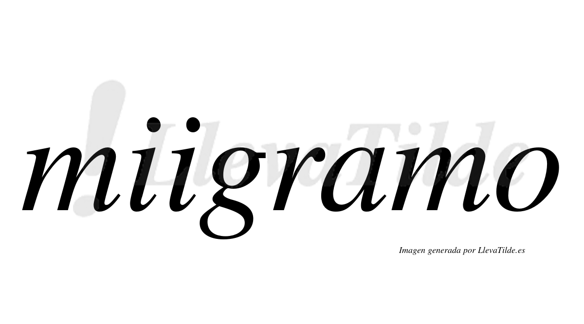 ¿Lleva tilde miigramo? | LlevaTilde.es