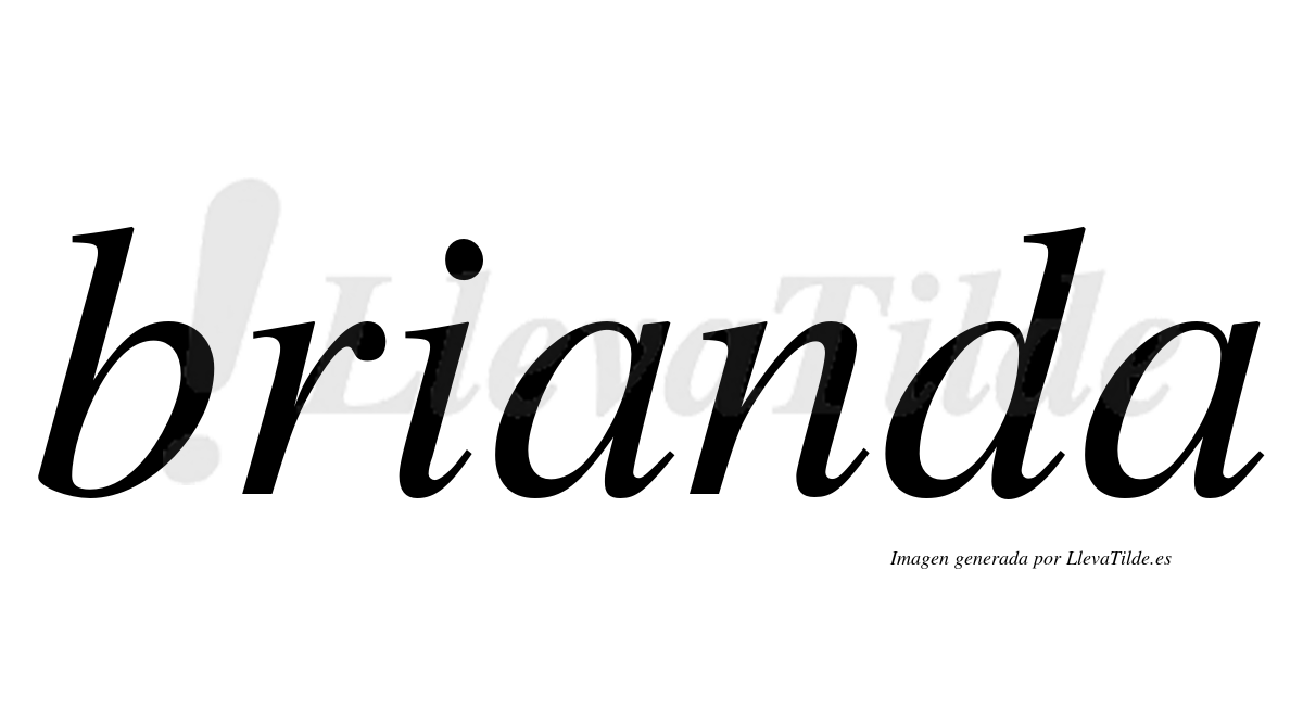 ¿Lleva tilde brianda? | LlevaTilde.es