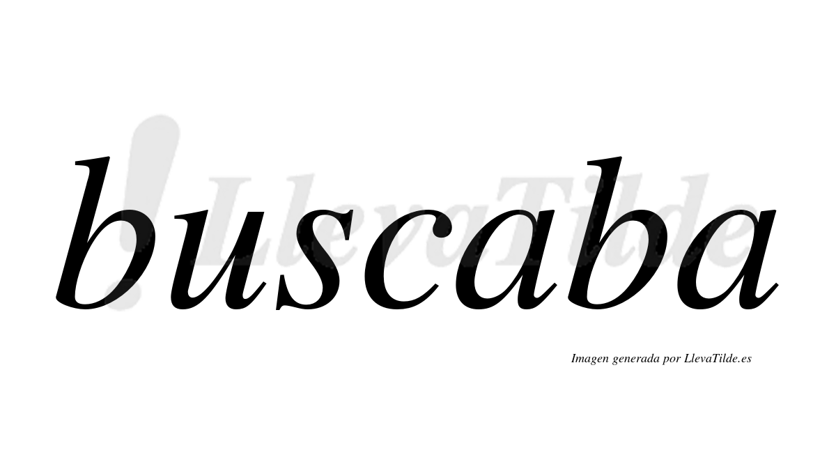 ¿Lleva tilde buscaba? | LlevaTilde.es