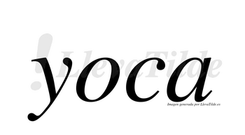 ¿Lleva tilde yoca? | LlevaTilde.es