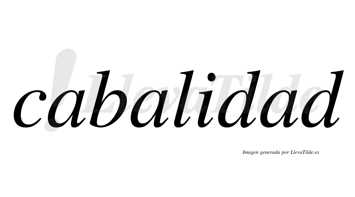¿Lleva tilde cabalidad? | LlevaTilde.es