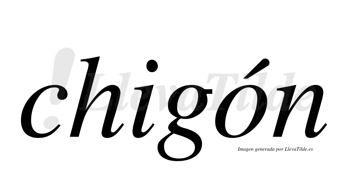 ¿Lleva tilde chigón? | LlevaTilde.es