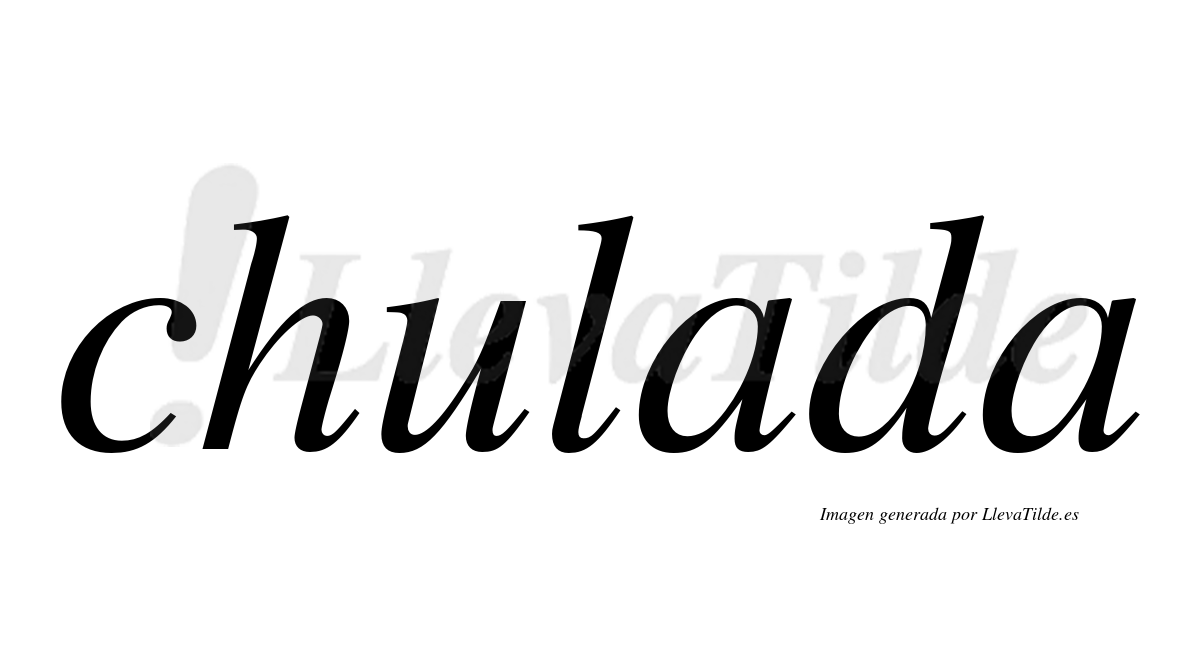 ¿Lleva tilde chulada? | LlevaTilde.es