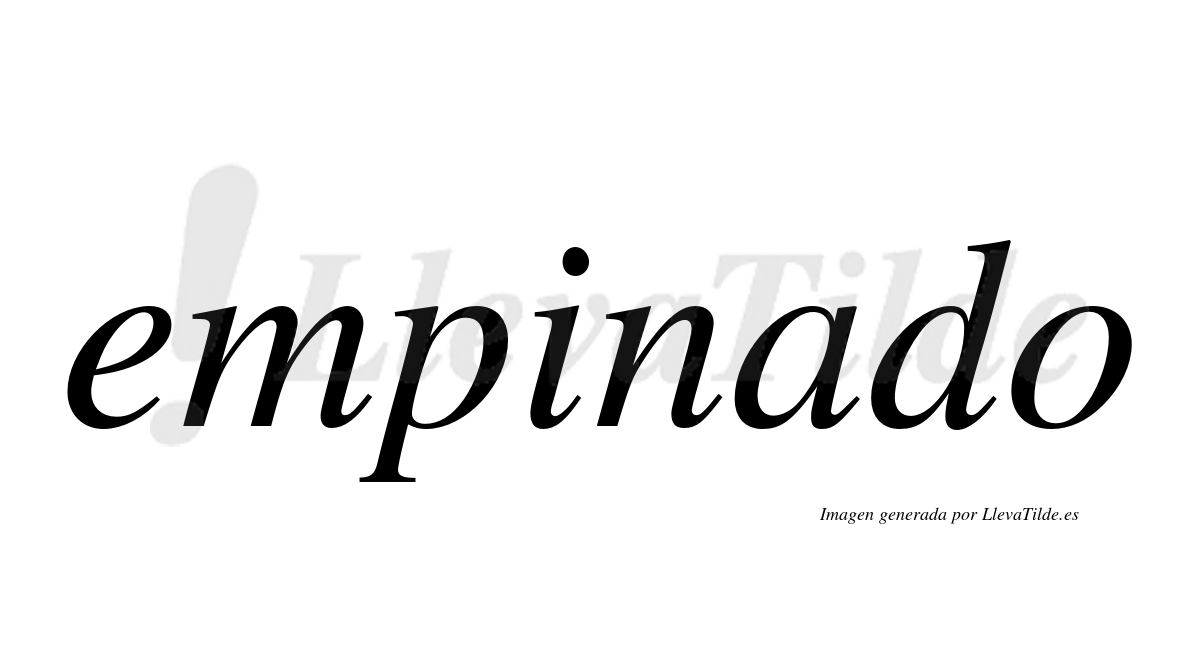 ¿Lleva tilde empinado? | LlevaTilde.es