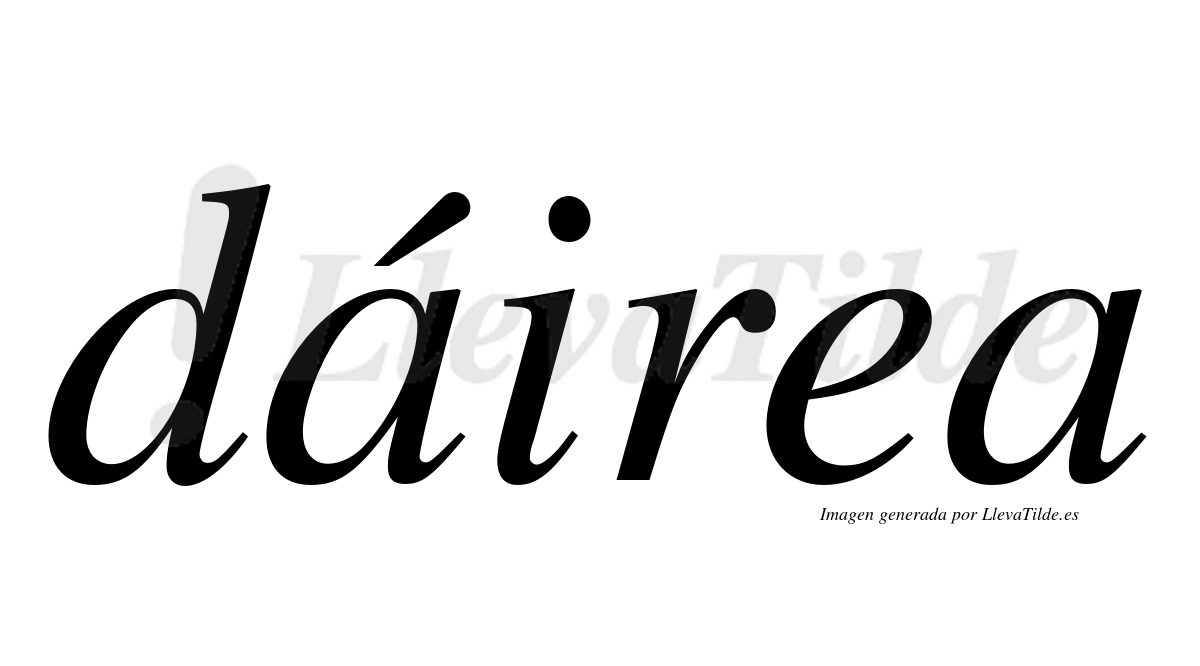 ¿Lleva tilde dáirea? | LlevaTilde.es