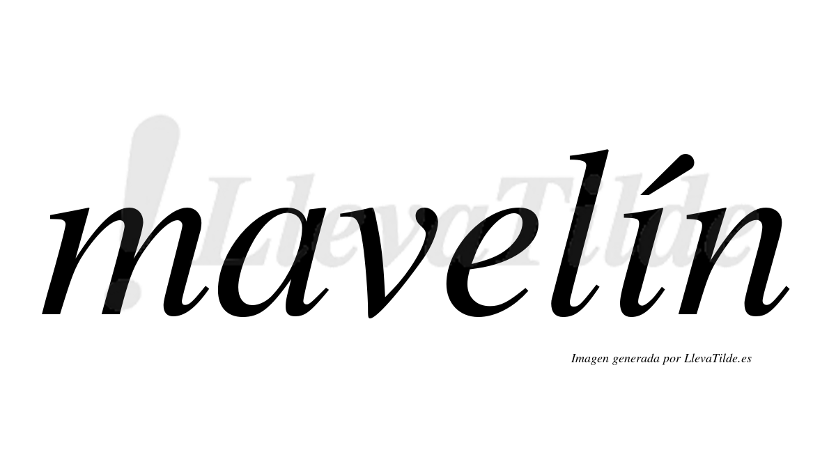 ¿Lleva tilde mavelín? | LlevaTilde.es