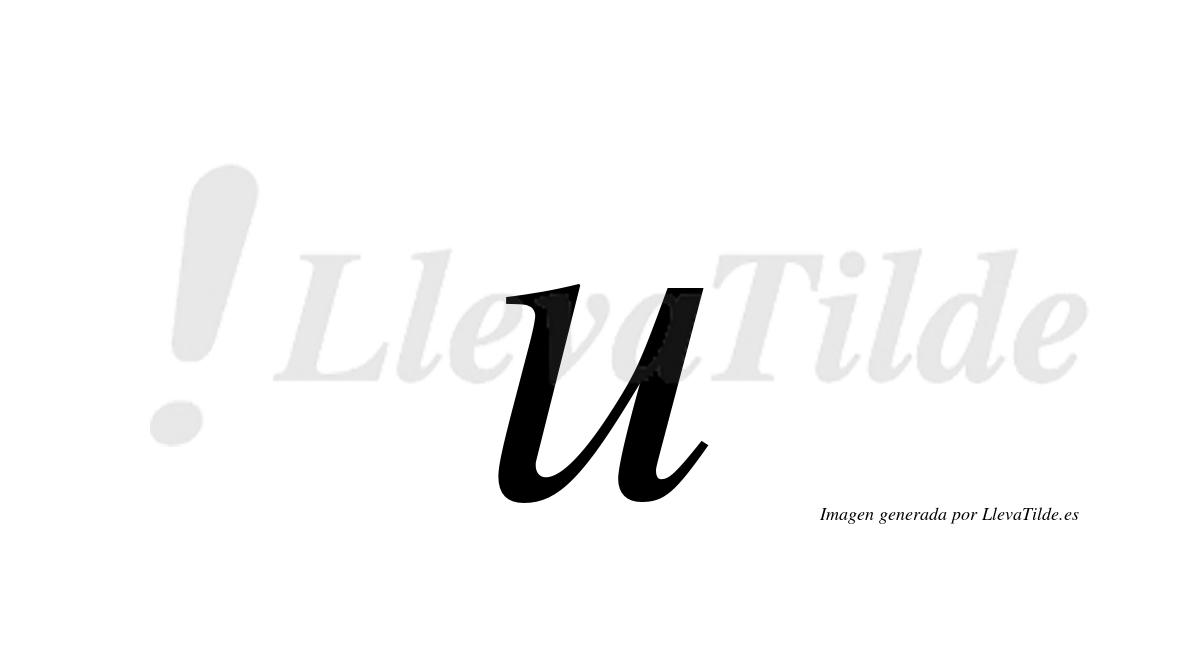 ¿Lleva tilde u? | LlevaTilde.es