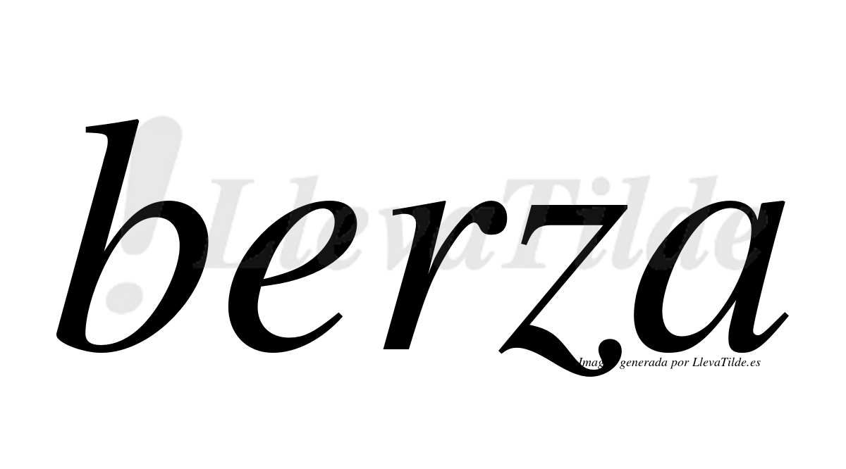 ¿Lleva tilde berza? | LlevaTilde.es